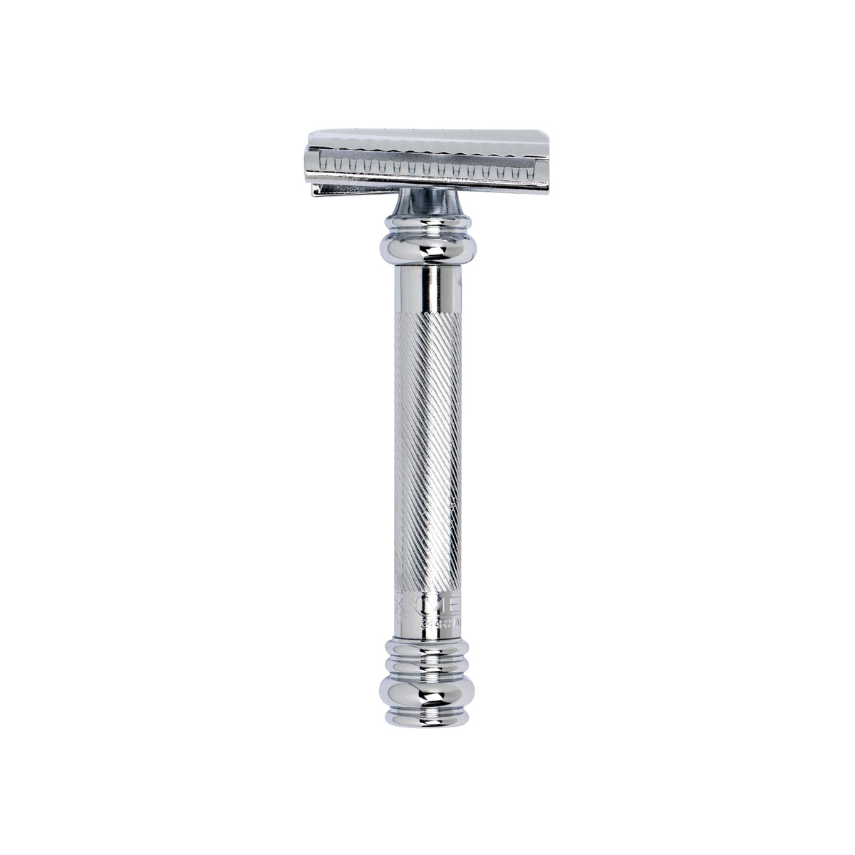 Merkur Double Edge Safety Razor, Slanted Cut, Extra Long Handle, Chrom ...